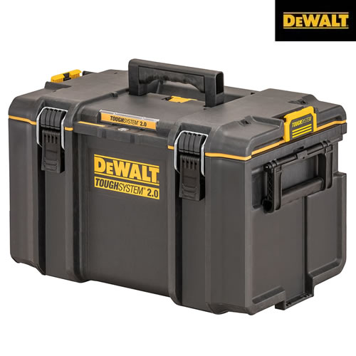 商品の特徴 DEWALT(デウォルト) タフシステム2.0 DWST83342-1 DS400 ●大型電動工具を複数収納可能な大容量 ●取り外し可能な小物用トレー付き ●防塵・防水：IP65相当 製品仕様 ●サイズ：外径/幅553×奥行37...