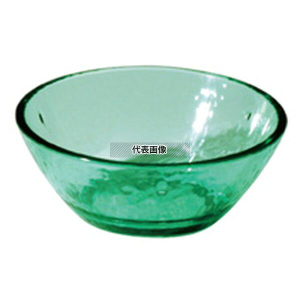 商品の特徴 リップル 丸小鉢 KB-122 グリーン ●カラーリップル(ビードロ風の食器)。 ●大きめの小鉢類には、手作りガラスのような「さざ波」模様をほどこしました。この「さざ波」模様を採用することで、器は見る人に柔らかい印象を与えるだけ...