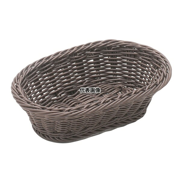 商品の特徴 樹脂バスケット 小判 24号 91-009C コゲ茶 ●樹脂を丁寧に籐製品のように編んでおり、天然素材に限りなく近い優しい雰囲気を作り出しております。食器専業器に対応し、耐熱温度も120度と耐久性、衛生的に優れた製品です。 製品...