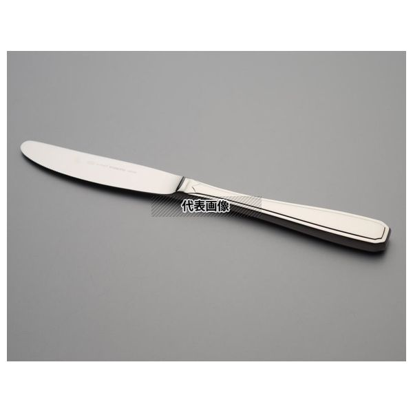 商品の特徴 18-10(ステンレス) ソシアル デザートナイフ (H・H) ノコ刃付 ●(H・H)はハンドル部がモナカ柄(空洞)になっております。 製品仕様 ●商品ブランドシリーズ:ソシアル ●品名情報分解1 物:ナイフ ●外寸:220/ ...