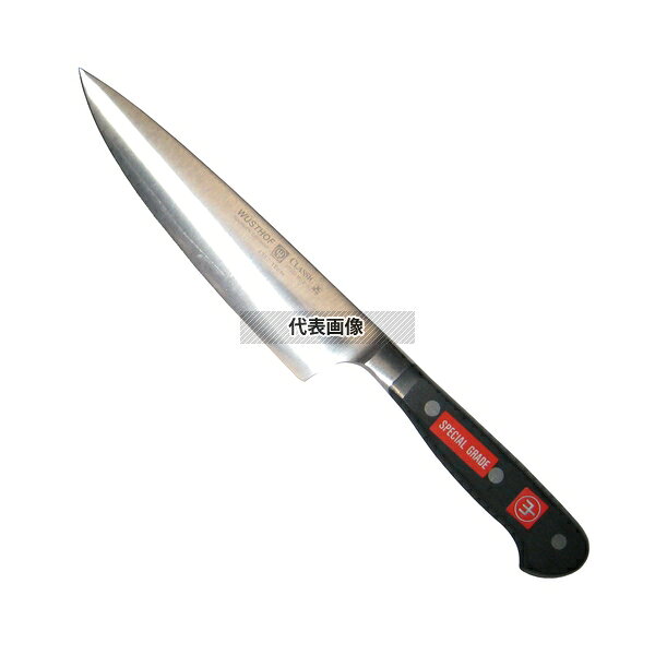 商品の特徴 ヴォストフ スペシャルグレード 牛刀 4582-18SG 18cm ●バランス良く長時間の作業でも疲れない。背の部分を丸く加工、指にやさしい仕上げ。刃先のみ鏡面になっており最高級の仕上げ。超本刃付。砥石にのせた時にピッタリと刃全...