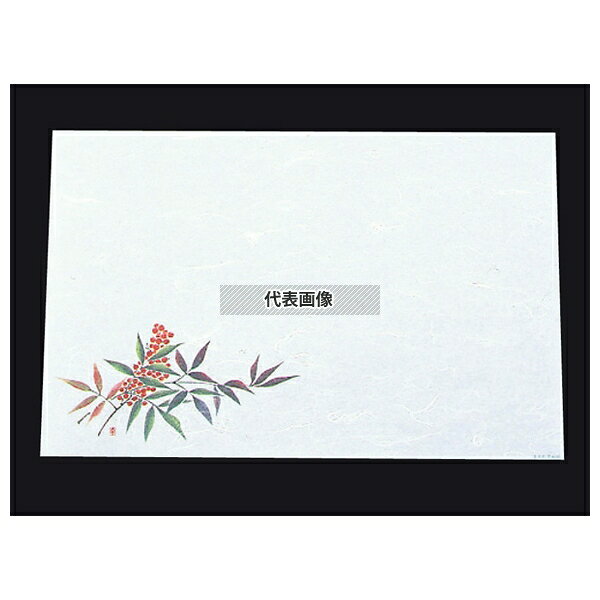 商品の特徴 尺三 懐石マット 抗菌遠赤和紙 (100枚入) WS-4 南天 (12月~2月) ●優れた抗菌効果と遠赤外線放射 ●雑菌(大腸菌・病原性大腸菌O-157)発生を強力に防ぎ、付着した細菌の繁殖を抑え、ゆるやかに滅菌し長時間効果が持...