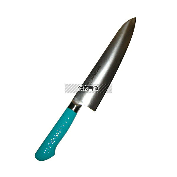 商品の特徴 ハセガワ 抗菌カラー庖丁 牛刀 MGK-27 27cm グリーン ●一流包丁メーカーとの共同開発製品ですから、品質は保証付きです。 ●材質は、不錆スウェーデン鋼をベースにしたブライト特殊鋼です。 ●柄は18-8ステンレス鋼の一体...