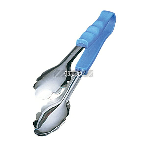 商品の特徴 PP柄 万能トング 小 ブルー 抗菌 18-8(ステンレス) 2SBL 250mm 製品仕様 ●型番:2SBL ●英語商品名:Stainless-Steel Antibacterial Utility Tongs with Po...