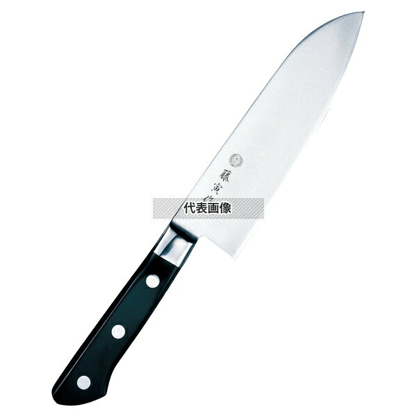 商品の特徴 藤寅作 DP鋼 (ツバ付) 三徳庖丁 FU-503 17cm ●刃渡り：17cm ●両刃 ●背厚：2.0mm 製品仕様 ●型番:FU-503 ●英語商品名:Fujitora DP Steel Santoku Knife with...