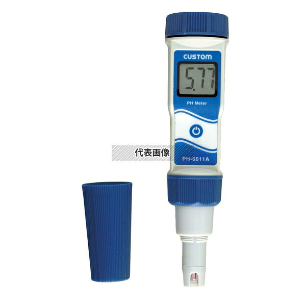 商品の特徴 防水 pH計 PH-6011A ●防塵防水保護等級IP57準拠なので厨房やプールなどの環境でも安心して使用可能です。 ●分解能：+-0.01pH ●測定精度：+-0.1pH ●サンプリング：3回/秒 ●CR2032(3V)ボタン...
