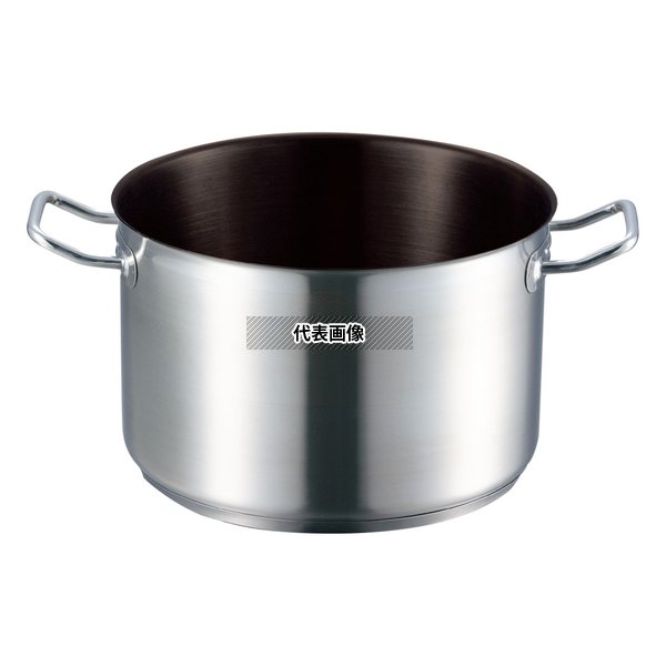 商品の特徴 EBM 18-8 プロシェフIH 半寸胴鍋 22cm 蓋無ノンスティック ●鍋底に熱効率の高い三層鋼を使用することにより、短時間調理をサポート。電磁調理器に最適です。(18-8ステンレス、アルミニウム、18-0ステンレス) ●カ...