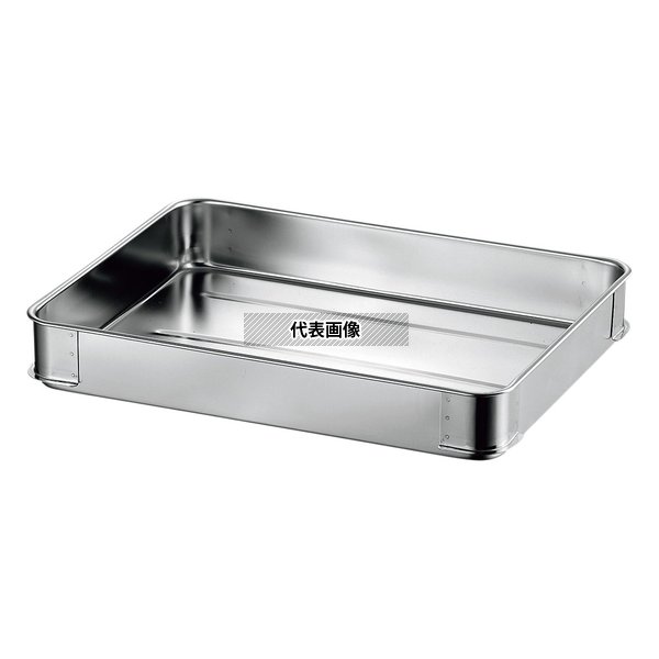 商品の特徴 AG 18-8 餃子バット 大50 ●下ごしらえの済んだ餃子やそば等の保管に便利な形状。 製品仕様 内寸1:413×312mm 内寸2:深さ50mm 重量:770g 容量:3.5L 厚み:0.5mm 材質:18-8ステンレス 製...