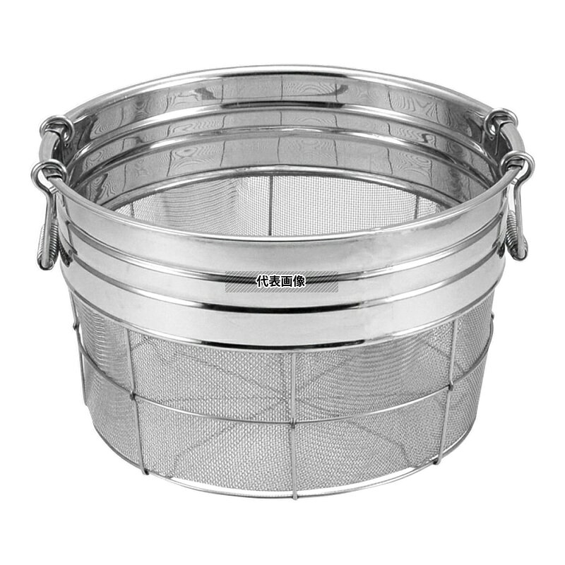 商品の特徴 本間冬治工業 18-8(ステンレス) 取手付 寸胴型 広巾ザル(ミゾ付) 35cm φ378×H222mm ザル No.0423400 ●金網：0.5×11メッシュ ●8升用 製品仕様 ●英語商品名:Stainless-Stee...