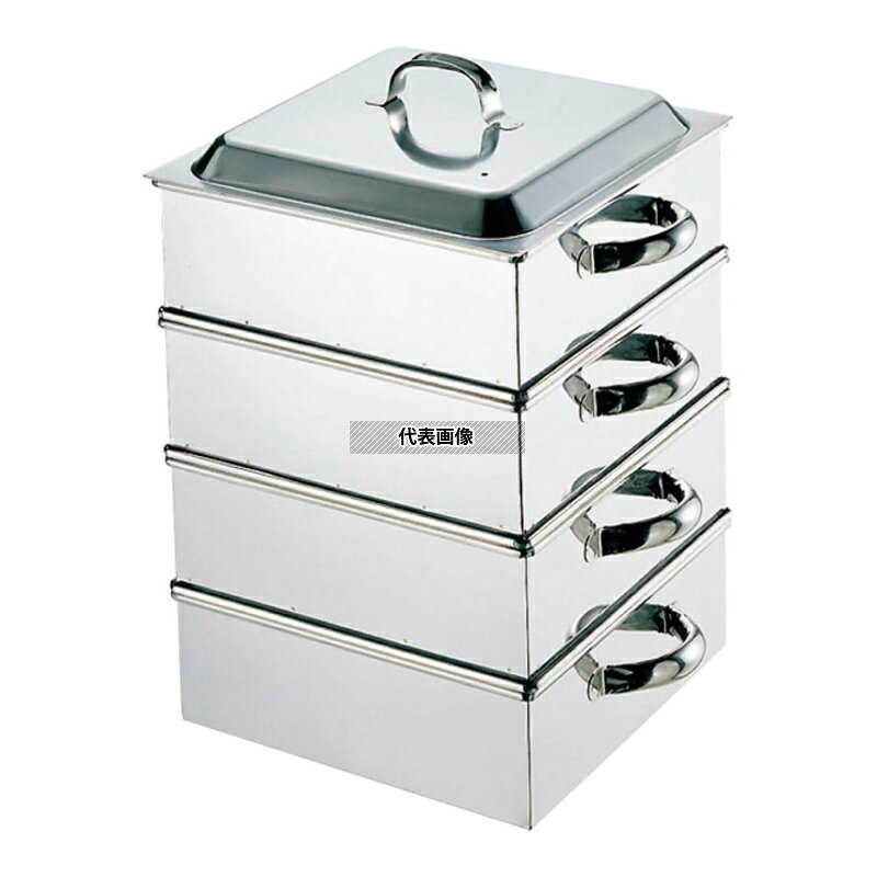 商品の特徴 EBM(江部松) 18-8(ステンレス) 業務用角蒸器 39cm 3段 410×410(取っ手含まず) 角蒸器 No.0465800 ●中段の底板ははずせる様になっていて、衛生的です。 ●1段当たり目安(ご飯)：約3.2升 ●1...