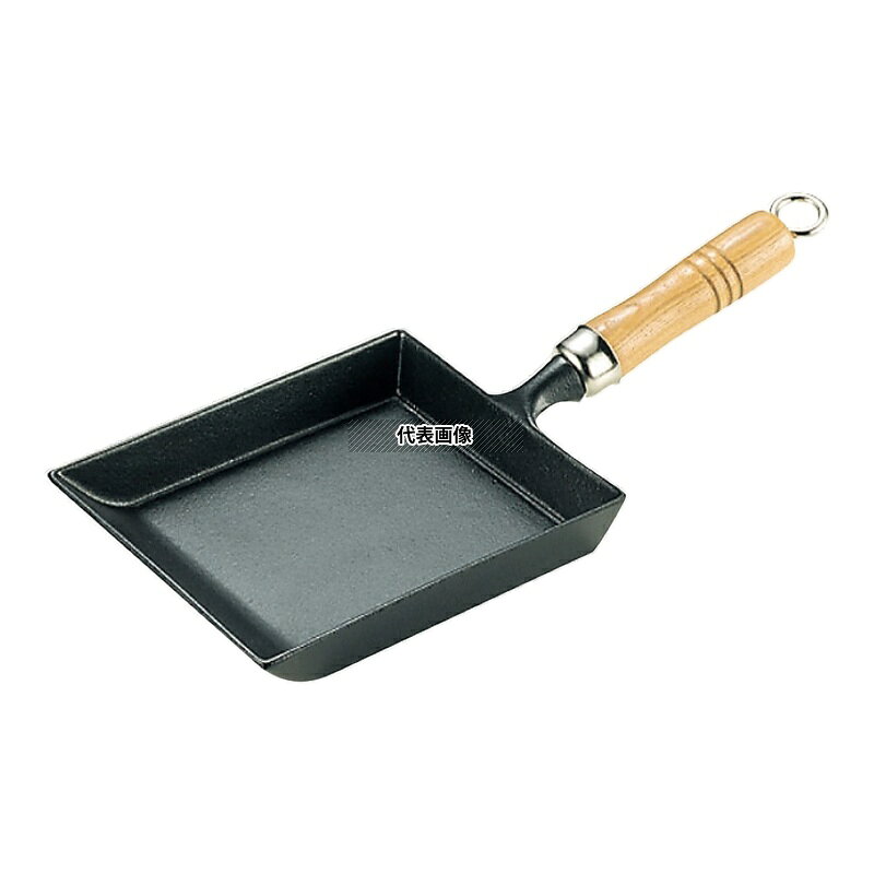 商品の特徴 南部鉄 木柄 玉子焼(卵焼き) 24017 玉子焼き器 No.0502100 ●鉄鋳物製 製品仕様 ●型番:24017 ●英語商品名:Nambu Ironware Cast Iron Omelette Pan with Wood...