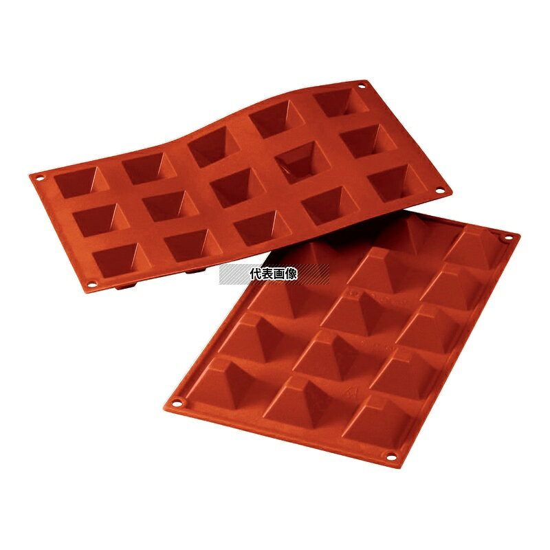 商品の特徴 Silikomart(シリコマート) シリコンフレックス ミニピラミッド(15ヶ取) SF008 175×300mm 焼き型 No.0558070 ●原料に有害物質を含んでおらず、シリコン100%で離型性が良く、お手入れも簡単で...