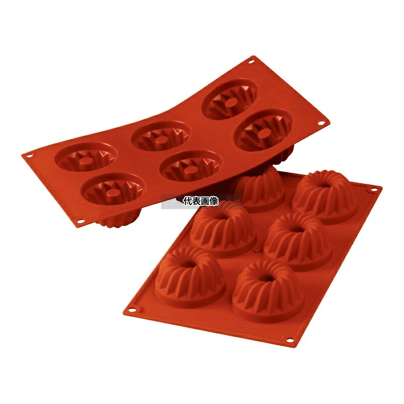 商品の特徴 Silikomart(シリコマート) シリコンフレックス クグロフ(6ヶ取) SF058 175×300mm 焼き型 No.0558420 ●原料に有害物質を含んでおらず、シリコン100%で離型性が良く、お手入れも簡単です。6取...