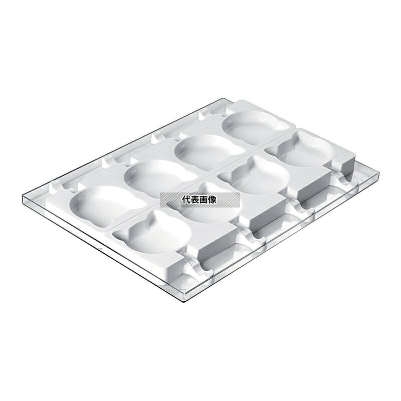 商品の特徴 Silikomart(シリコマート) ステッコフレックス キャット(4ガ取×2枚入) GEL08 トレー:300×400mm アイス型 No.0558720 ●セット内容：シリコン型2枚+トレー1枚+木製スティック50本入 ●ト...