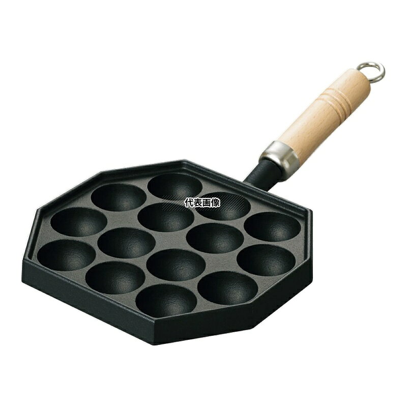 商品の特徴 南部 電磁対応 木柄 たこ焼器 14穴 90033 ●IHに対応した14ヶ焼のたこ焼器。ガスでも使用可能です。 製品仕様 ●型番:90033 ●商品ブランドシリーズ:岩鋳 ●品名情報分解1 物:たこ焼 ●外寸:全長355×190...