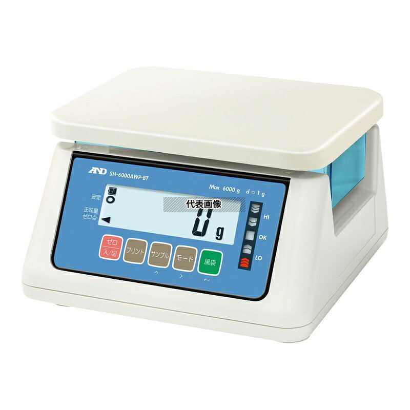 商品の特徴 A&D 防水・防塵デジタルはかり SH-30KAWP-BT 30kg ワイヤレス通信モデル ●ジャバジャバ洗える防塵防水 IP67・便利なコンパレータライト・はやい 高速応答 約0.5秒・ワイヤレス通信モデル ●SH-30KAW...