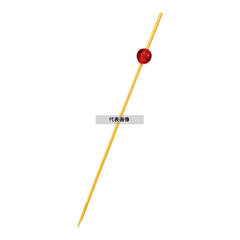 商品の特徴 竹製 ビーズピックス 7cm レッド (50本入) 09486 ●カラフルなビーズ玉をあしらった飾り串です。パーティーでのオードブルに彩を添えます。 製品仕様 ●型番:9486 ●商品ブランドシリーズ:神堂 ●品名情報分解1 物...