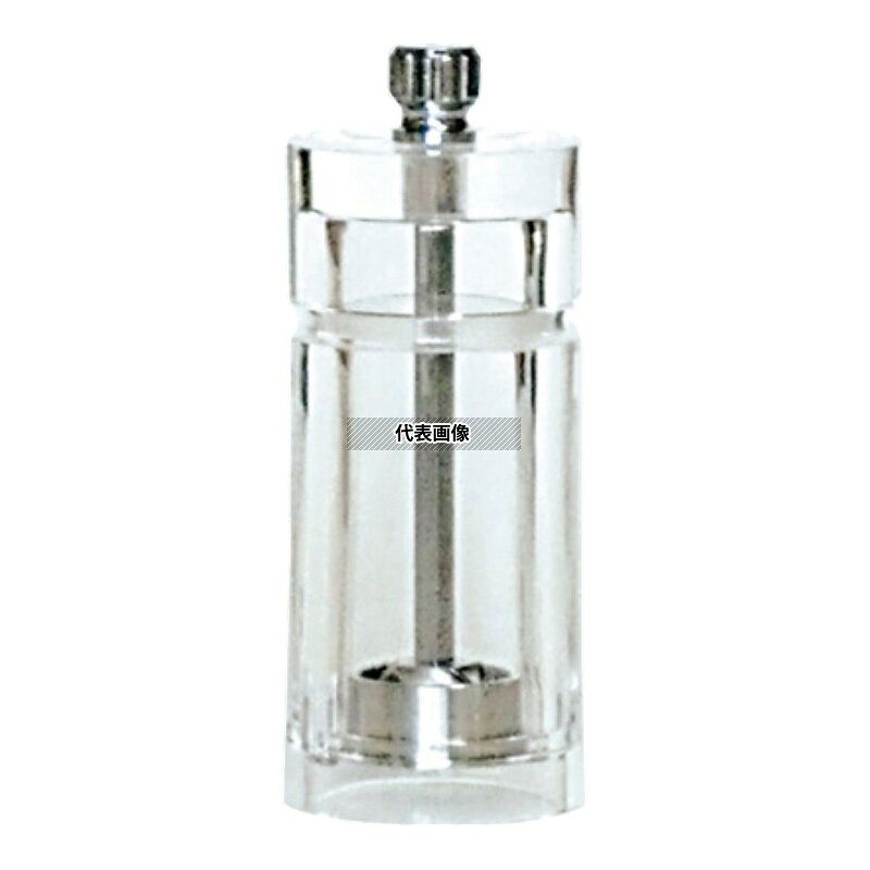 商品の特徴 IKEDA アクリル ソルトミル (円筒型) ASM-100 製品仕様 ●型番:ASM-100 ●商品ブランドシリーズ:IKEDA ●品名情報分解1 物:ミル ●外寸:φ40×H102/ ●材質:アクリル/グラインダー：ステンレ...