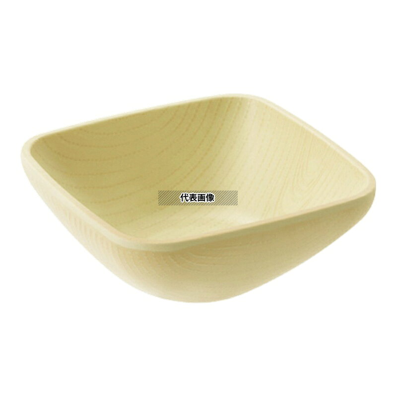 商品の特徴 メラミン ウォールナ スクエアボール 9.5cm ナチュラル WD-25-NA ●耐熱温度：130℃ ●まるで木製食器のような風合いを持ったメラミン食器 ●独自の製造方法で木質感を表現しておりますので、ひとつひとつ表情が異なりま...