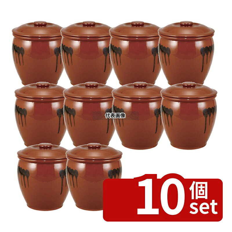 商品の特徴 蓋付 半胴瓶 3号 5.4L 紅星窯 ●陶器製なので、ぬか漬はもちろん、味噌、焼鳥のタレ等幅広く使用できます。 製品仕様 ●英語商品名:Ceramic Pickle Jar with Lid #3 5.4L　 ●商品ブランドシリ...