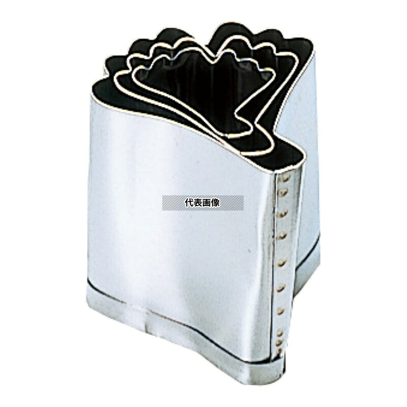商品の特徴 EBM(江部松) 18-8(ステンレス) 手造抜型 秋 銀杏 #3 製品仕様 ●商品ブランドシリーズ:EBM(江部松) ●品名情報分解1 物:抜き型 ●外寸:35(目安)/ ●重量:14g ●材質:18-8(ステンレス)/ JA...