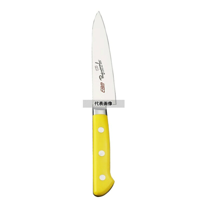 商品の特徴 EBM(江部松) 抗菌 スペシャル・イノックス ペティーナイフ 12cm イエロー ●ツバ付プロ仕様 ●手研ぎ本刃付すばらしい切れ味 ●抗菌7色カラーハンドル衛生管理対応(HAccP対応) ●モリブデン鋼を含有した特殊ハガネを使...