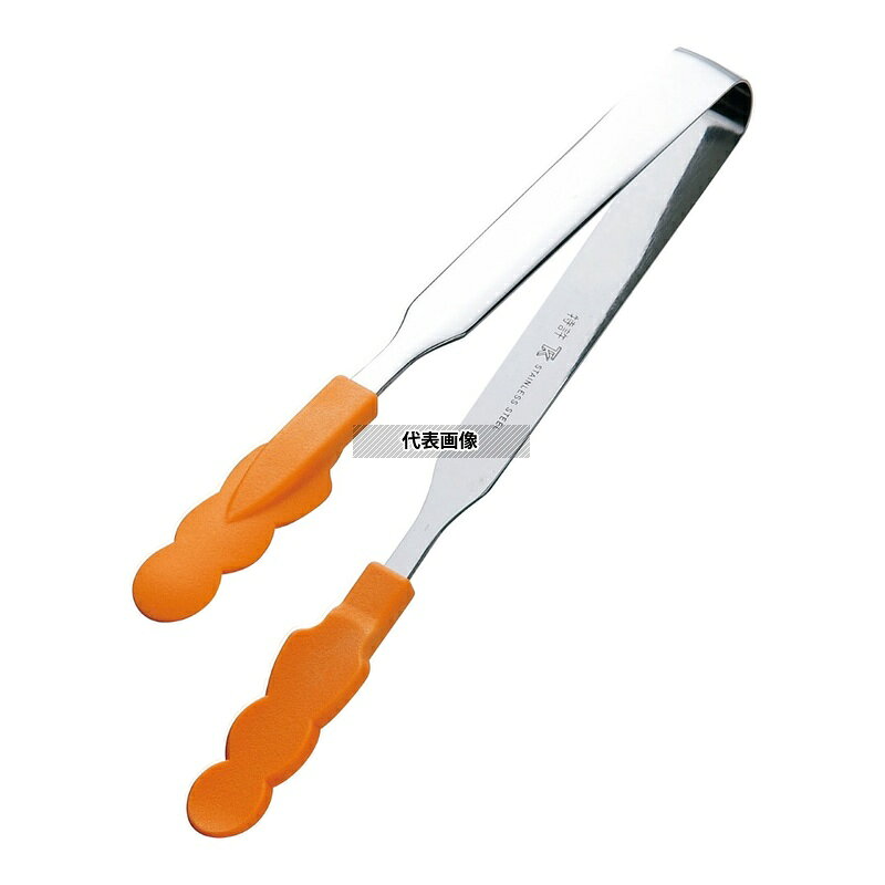 商品の特徴 抗菌耐熱カラートング スリム 小 オレンジ 17.5cm ●ノンステック加工のフライパンや鍋類を傷つけないナイロン樹脂製。 ●抗菌剤が入って衛生的に使っていただけます。 ●耐熱温度：270℃ ●グラスファイバー配合で耐熱効果UP...