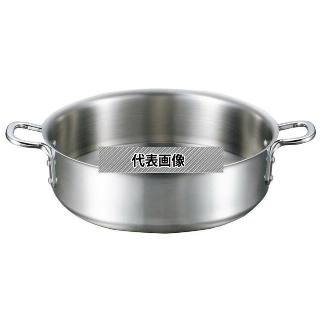 商品の特徴 EBM(江部松) ビストロ 三層クラッド 外輪鍋 30cm 蓋無 OD320×BD255 No.4144200 IH・ガス兼用鍋 ●電磁調理器は勿論、あらゆる熱源に適合。 ●優れた熱伝導、熱効率はまさにプロ向け。 ●軽量化で作業...