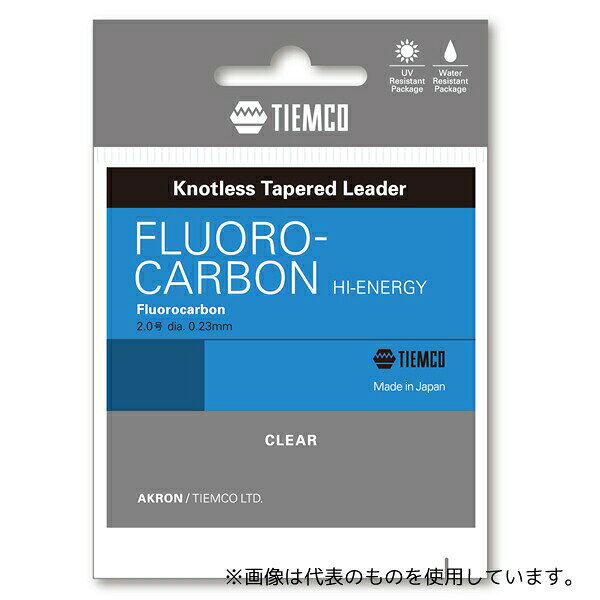 ティムコ(TIEMCO) ●高感度、高強度、高比重、ステルス性能に富んでいます ●本流、湖、ソルトウォーターフィッシングの必須リーダー ●フロロカーボンにはいくつかの特徴があります。 ●1. 止水でのリトリーブフィッシング。張りがあって伸び...