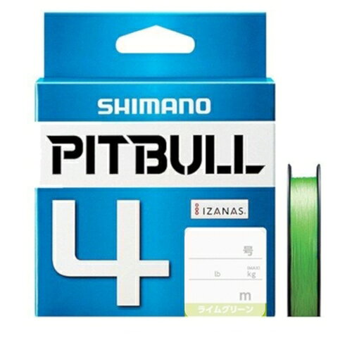 SHIMANO ルアーライン しなやかさと、なめらかさを両立。超低伸度ルアーキャスティング用PEライン。[PITBULL 4] IZANAS 日本原糸・日本製造の安心ライン。高分子量ポリエチレンを素材とした高強度、低伸度PEライン。※IZA...
