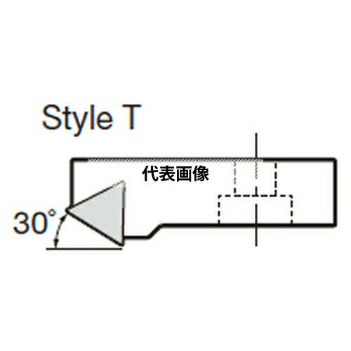 タンガロイ：CTTPR12CA-16 切削工具_旋削用工具_旋削用工具（その他） 製品仕様 ●ファミリー名：ポジ11°、クランプオンタイプ、アプローチ角30°、60°三角形インサート ●re[標準コーナ半径]：0.8 ●R/L[勝手]：R ...