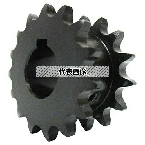 片山チエン：FBN40SD18D28BK 機械要素部品_伝動部品_スプロケット_スプロケット ●仕様：新JISキー溝仕様/チェーンピッチ：12.70mm/歯幅：7.2mm ●機械構造用炭素鋼 ●歯先高周波焼入 ●黒染（四三酸化鉄被膜）鉄製軸...
