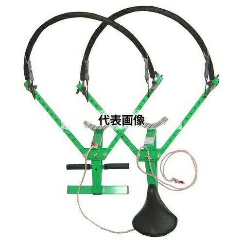 和コーポレーション：Y-4 農業_作業工具・作業服_作業工具（その他） ●屈伸運動で安定した木登りができます ●木の上で木の周りを回れます ●対象物直径300mm〜480mmまで対応 ●直立の木や電信柱、鉄ポールを与作を使用し屈伸運動で楽に...