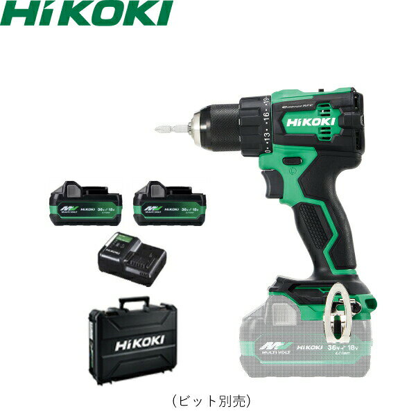 商品の特徴 HiKOKI(日立工機) 18Vコードレスドライバドリル DS18DE(2XPSZ) 電池2個・充電器・ケース付 ●コンパクトボディ ●新ケース採用（2XPZ仕様のみ） スタイリッシュなデザインと堅牢な金属製ラッチを採用しました...