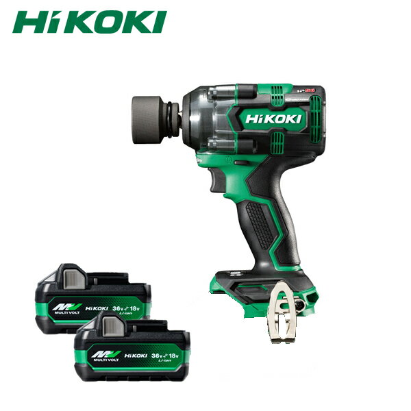 商品の特徴 HiKOKI　18V コードレスインパクトレンチ　WR18DH（2XPZ)　ケース付　電池計2個付 ●クラス最速※1締付け&ゆるめスピード 最大ゆるめトルク：550 N・m※2 最大締付けトルク：310 N・m※3 ●作業効率が...