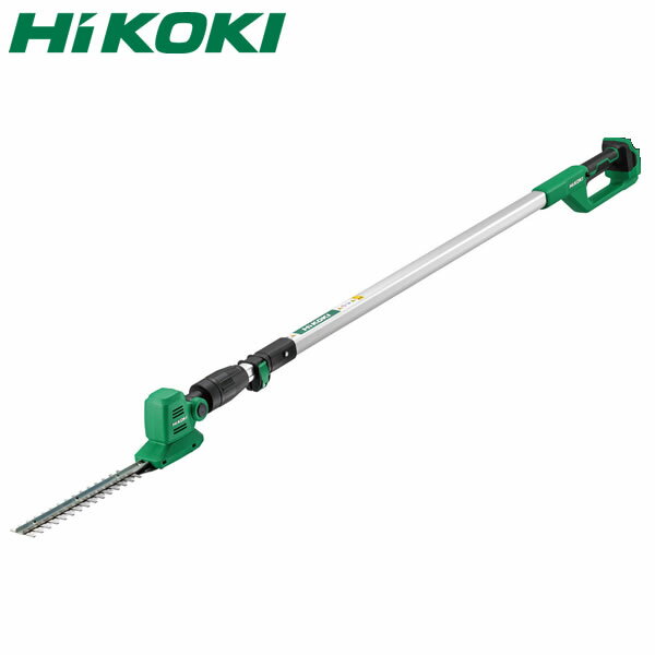 商品の特徴 HiKOKI　 18Vコードレスポールヘッジトリマ　CHP1820DA(NN)　本体のみ ●高い木の刈込みもらくらく作業 ●共通のポールで、ヘッドアタッチメント(別売)を付け替えできる ●簡単にポールの伸縮ができる ●安全に配慮...