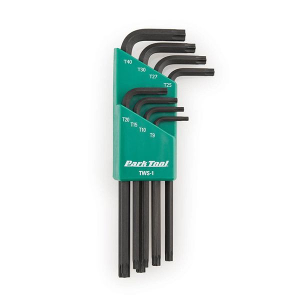 商品の特徴 ParkTool(パークツール) トルクスタイプレンチセット TWS-1 ●L字タイプのトルクスタイプレンチ。 ●ロングタイプで締め付けトルクをコントロールしやすく、確実な作業を可能にします。 ●8本組 ●レンチホルダー付き 【...