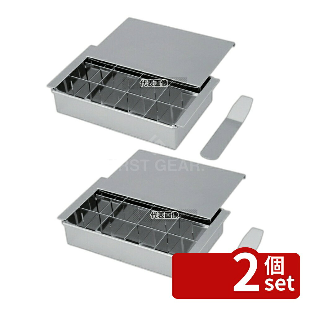 商品の特徴 18-0(ステンレス) 仕切付 玉子豆腐器 (蓋付) 12個取 ●ヘラ付 製品仕様 ●商品ブランドシリーズ:(有)浅野製作所 ●品名情報分解1 物:玉子ドーフ器 ●内寸:225×138×H47/ ●重量:600g ●材質:18-...