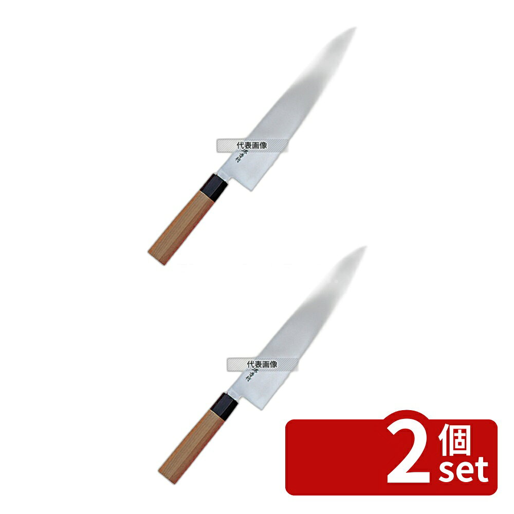 商品の特徴 グランドシェフ 和 牛刀 27cm 10614 ●グランドシェフシリーズに和の感覚を取り入れた包丁です。ハンドルに水牛六角半丸を使用し、刃はシリーズの中で最も薄く素材に対する鋭い食い込みを実現しました。 ●両刃 製品仕様 ●型番...