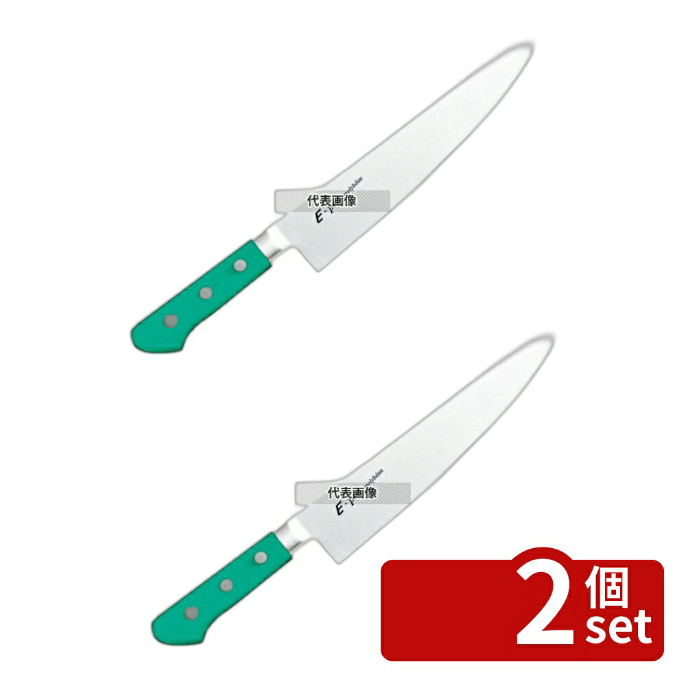 商品の特徴 EBM(江部松) E-PRO モリブデン 牛刀 27cm グリーン ●さびに強く耐久性に優れたモリブデン鋼 ●ナイフシリーズ耐熱120℃の特殊樹脂ハンドル。食器洗浄機・温風殺菌OK(100℃以下の設定) ●両刃 製品仕様 ●英語...