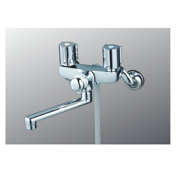 商品の特徴 KVK（ケーブイケー）　KF141WEXNR2 寒冷地用　一時止水付2ハンドルシャワー（240mmパイプ付） 製品仕様 【仕様】 ●240mmパイプ付 ●シャワーヘッド：PZ615C10　グレー ●ホース：グレー　1.6m ●ハ...