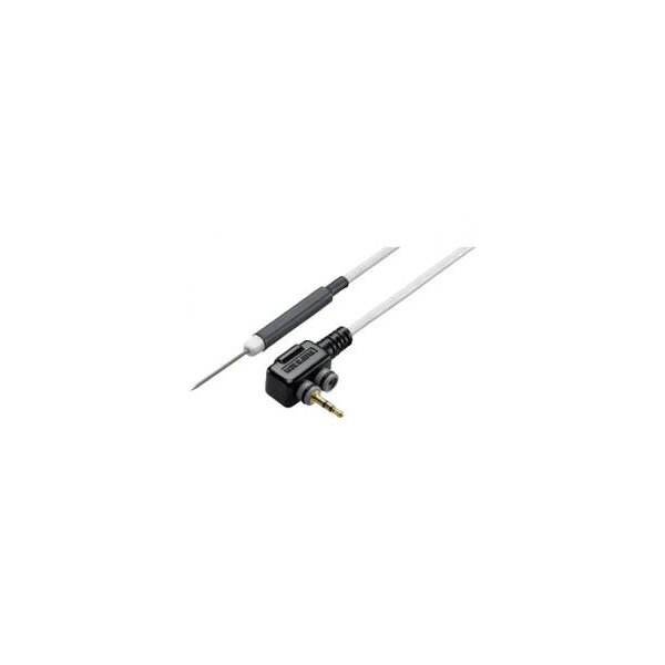 商品の特徴 製品仕様 【仕様】 ●温度範囲：-40~120℃ ●応答時間：20秒(90%応答) ●防水性：なし ●センサ部：φ1.3×25mm ●ケーブル長：1m(ニードル型) JANコード：4536036009305