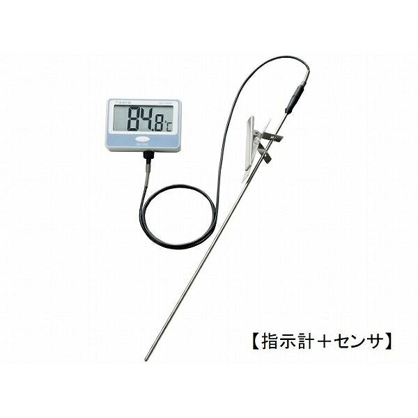 商品の特徴 佐藤計量器 標準センサ/8051-00 製品仕様 【仕様】 ●温度センサ：サーミスタ ●測定範囲：-10.0〜110.0℃ ●測定制度：±1℃ ●防水性能：JIS C 0920 IPX7（ただし指示計、センサ接続時） ●サイズ：...
