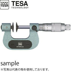 商品の特徴 ●平坦かつ平行な二つのディスク形の測定面を持つマイクロメーターです。 ●歯車のまたぎ歯厚、溝またはつば等の付いた部分、その他通常のマイクロメーターでは届かない被測定部の寸法測定に用います。 仕様説明 ●Reference ： 0...