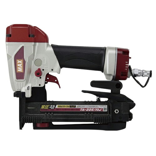 商品の特徴 ◆マックス MAX 釘打機 エアータッカ TA-225/10J 10Jステープル用常圧エアネイラです。 10Jステープル用内装釘打機。ステープルがなくなると自動的にピストンが作動しない状態になり、空打ちによる部材の損傷を防止しま...