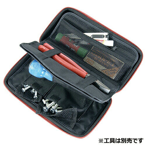 商品の特徴 ◆藤原産業 SK11 ツールケース L L W255XH130 カッター・ハサミなど身近な工具の収納に最適です。 工具の収納。取り外し可能なインナーポケット&仕切り付です。 製品仕様 ●サイズ：縦130×横255×奥行55mm。...