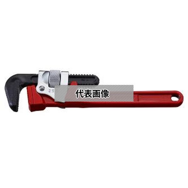 【ご注意：画像は代表画像です。カラーやサイズは商品名を必ずご確認下さい。】用途●配管作業他商品説明耐久性に優れ、高品質なロングセラーのパイプレンチです。商品スペックサイズ(mm)：250くわえられる管の外径(A表示)(mm)：6〜43(32...