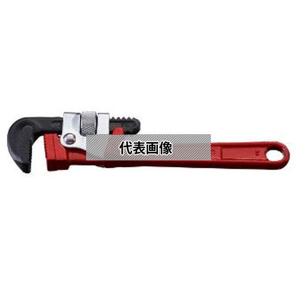 【ご注意：画像は代表画像です。カラーやサイズは商品名を必ずご確認下さい。】用途●配管作業他商品説明耐久性に優れ、高品質なロングセラーのパイプレンチです。商品スペックサイズ(mm)：150くわえられる管の外径(A表示)：6〜27(20A)全長...