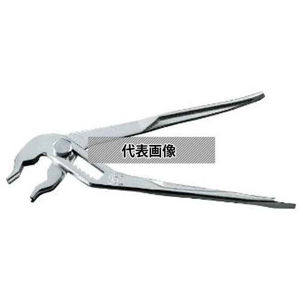【ご注意：画像は代表画像です。カラーやサイズは商品名を必ずご確認下さい。】用途●ケレップ(コマ)の取り出し。●ドライバーとして。●ナットの締め付け〜ゆるめ。商品説明ドライバー付き5mm間隔で口の開きは8段階。角型のくわえ部は滑りにくく、4面...