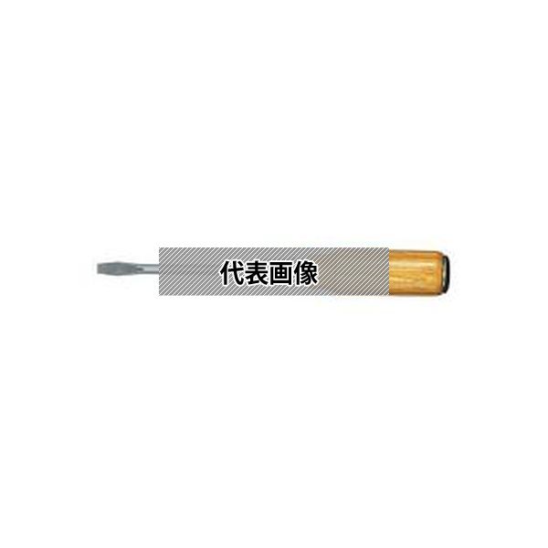 【ご注意：画像は代表画像です。カラーやサイズは商品名を必ずご確認下さい。】用途—商品説明普及型として広く愛用されている木柄ドライバー。木柄貫通型大型ナット付。軸はショットブラスト仕上。木のあたたかみ天然木。商品スペック先端形状：マイナス先端...